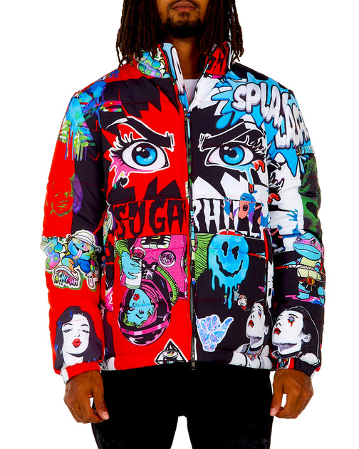 BLOOD CLOT PSYCHO PUFFER JACKET – Sugarhill