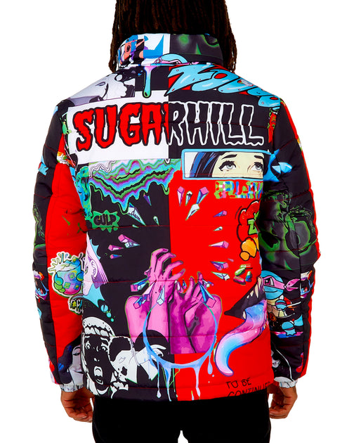 BLOOD CLOT PSYCHO PUFFER JACKET – Sugarhill