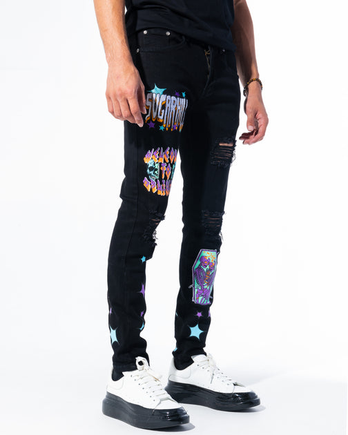 APOCALYPSE JEANS (BLACK WASH) – Sugarhill