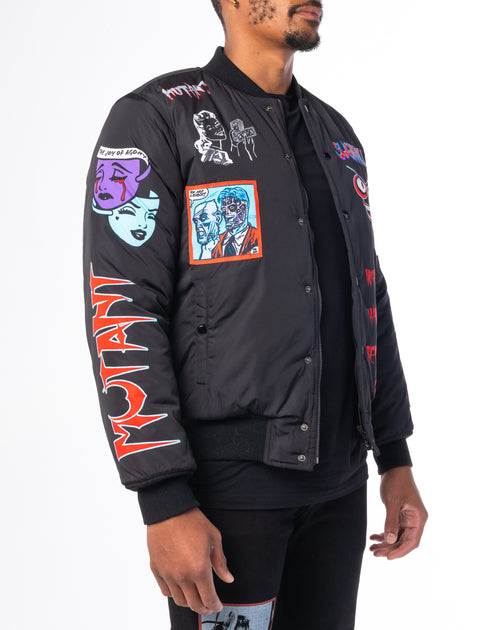 BLACK MUTANT BOMBER JACKET – Sugarhill
